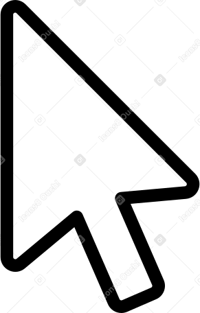Cursor arrow Illustration in PNG, SVG