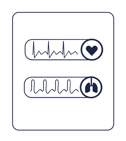 Physiological indicators Illustration in PNG, SVG