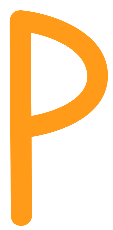 P yellow Illustration in PNG, SVG