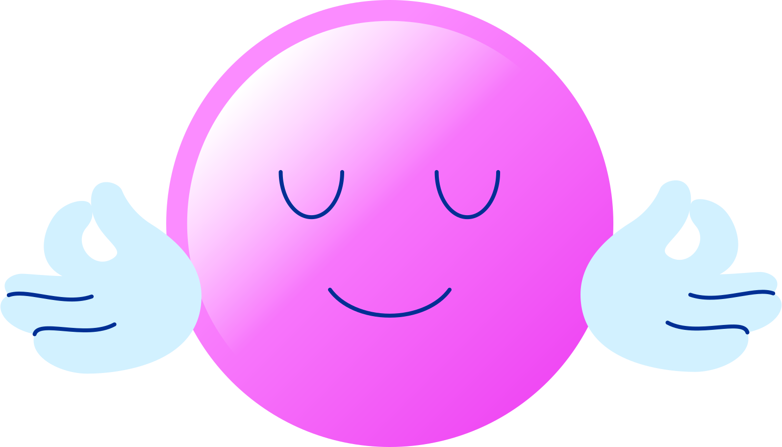 Meditating emoji Illustration in PNG, SVG