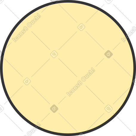 Yellow circle PNG, SVG