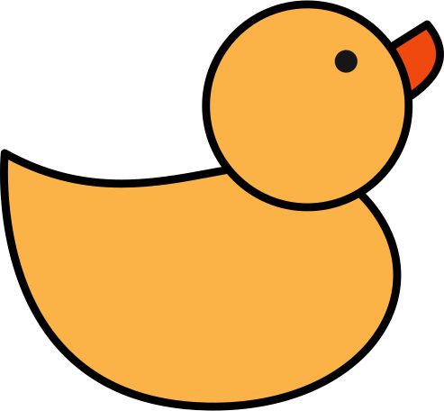 Gelbe ente Grafik als PNG, SVG