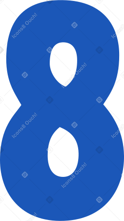 Number 8 PNG, SVG