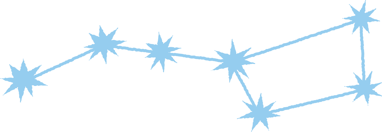 Constellation Illustration in PNG, SVG