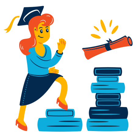 Higher education Illustration in PNG, SVG