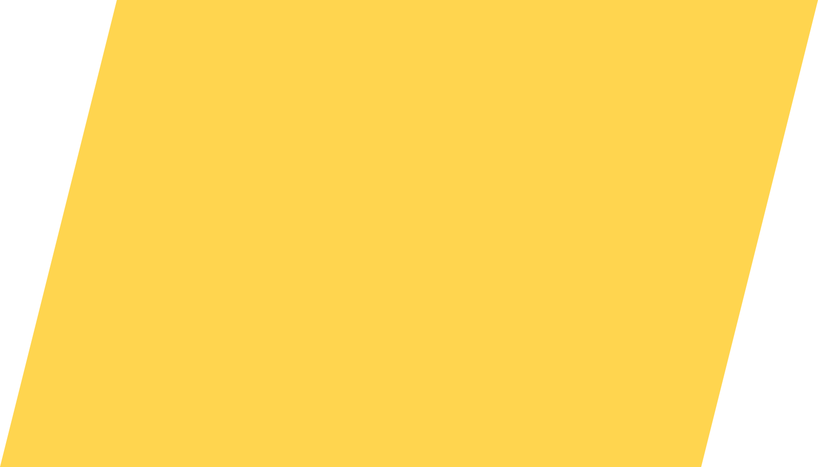 Parallelogram yellow Illustration in PNG, SVG
