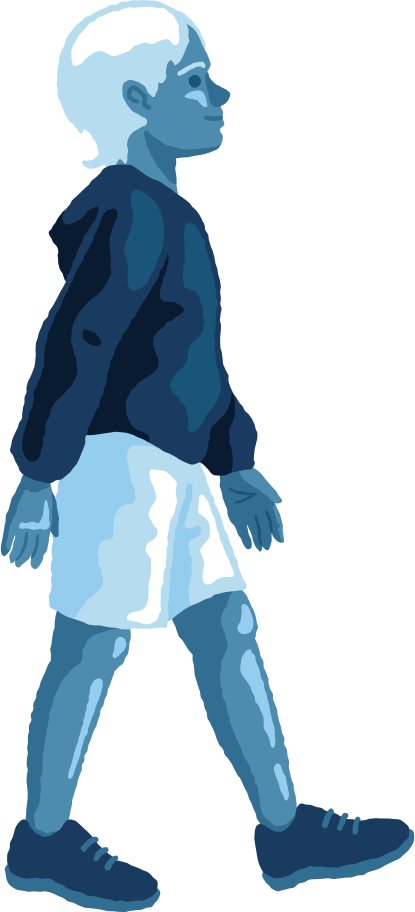 Boy walking Illustration in PNG, SVG