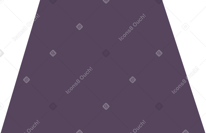 Ilustração de Purple trapezoid em PNG e SVG