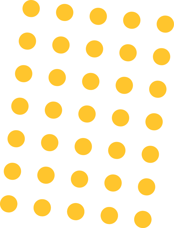 Yellow dots Illustration in PNG, SVG