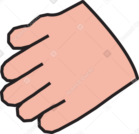 Thinking man's hand Illustration in PNG, SVG
