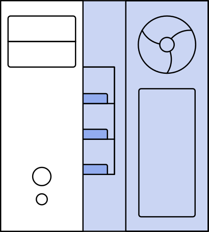 Opened system block Illustration in PNG, SVG