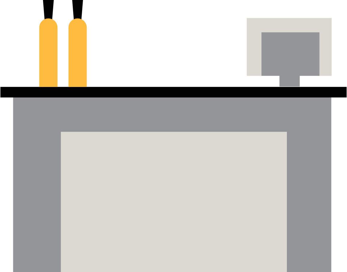 Bar counter Illustration in PNG, SVG