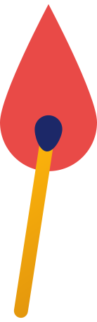 Lit match Illustration in PNG, SVG