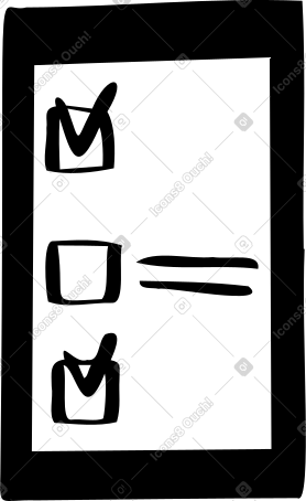 Small to do list PNG, SVG