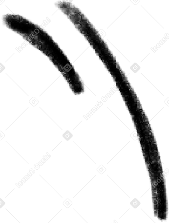 Motion line Illustration in PNG, SVG