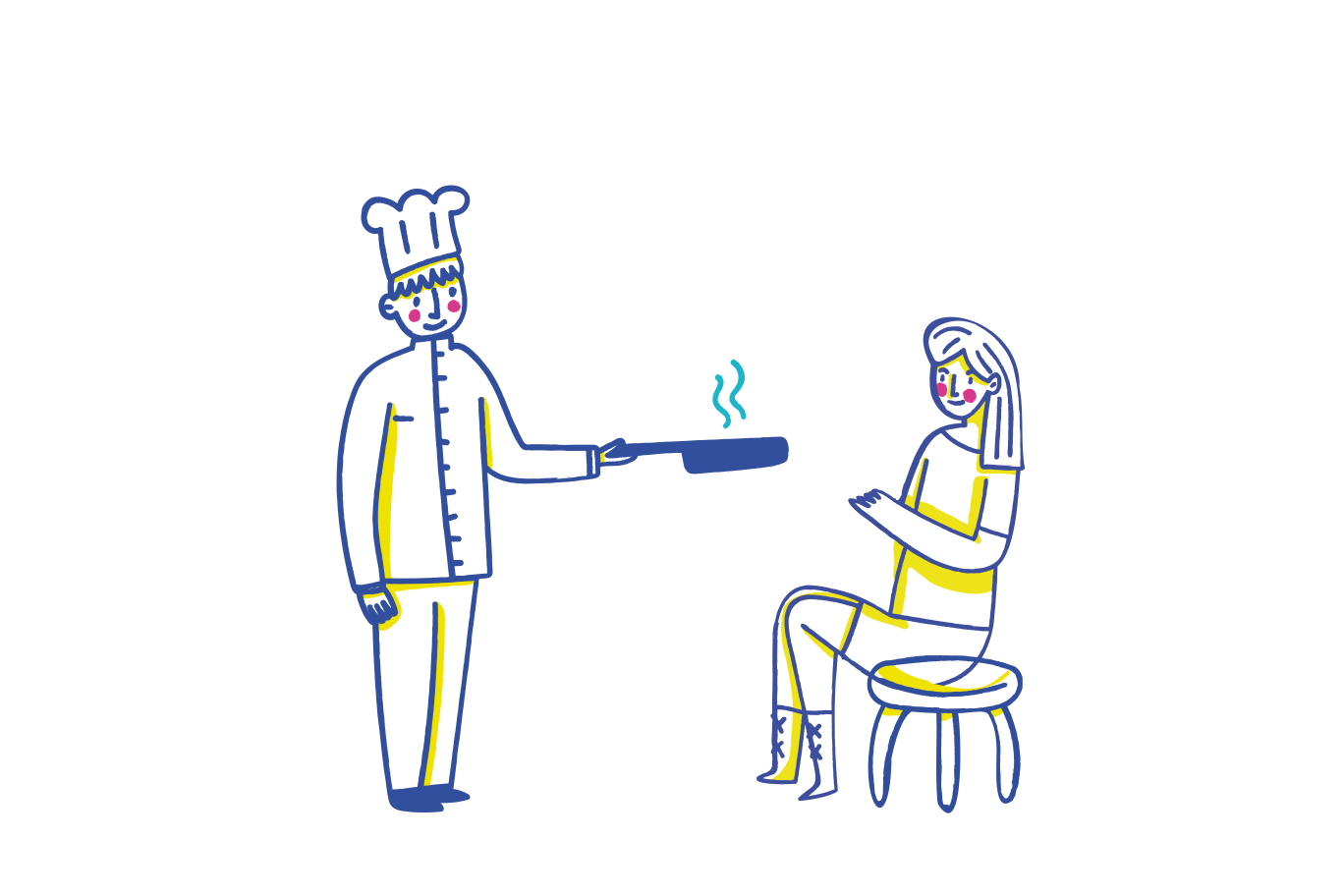 Meal to try Illustration in PNG, SVG