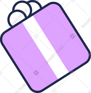 Lettering Sale on the coupon with bag and box text PNG, SVG
