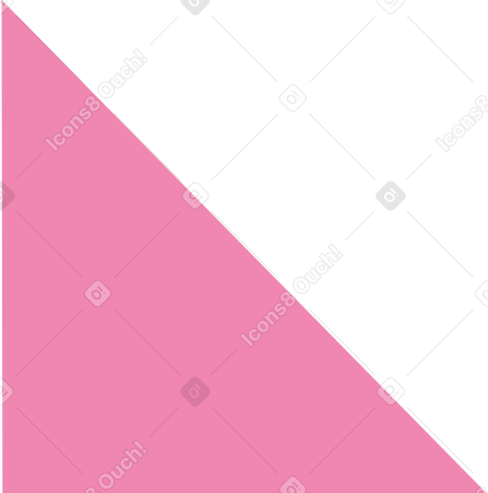 Pink triangle Illustration in PNG, SVG