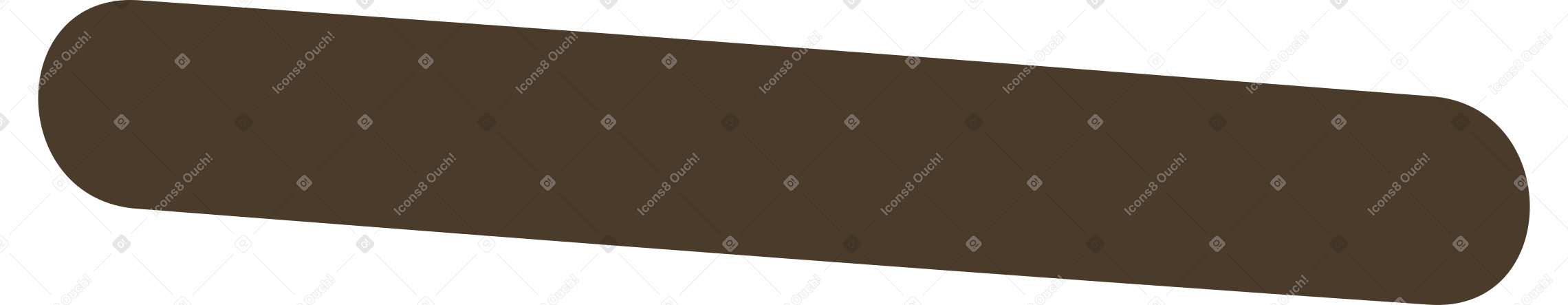 Brown line Illustration in PNG, SVG