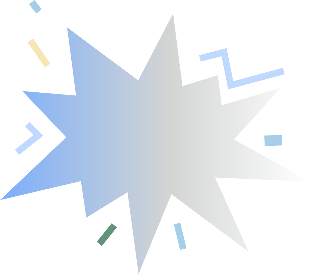 Gradient blop Illustration in PNG, SVG