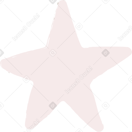 Light pink star Illustration in PNG, SVG